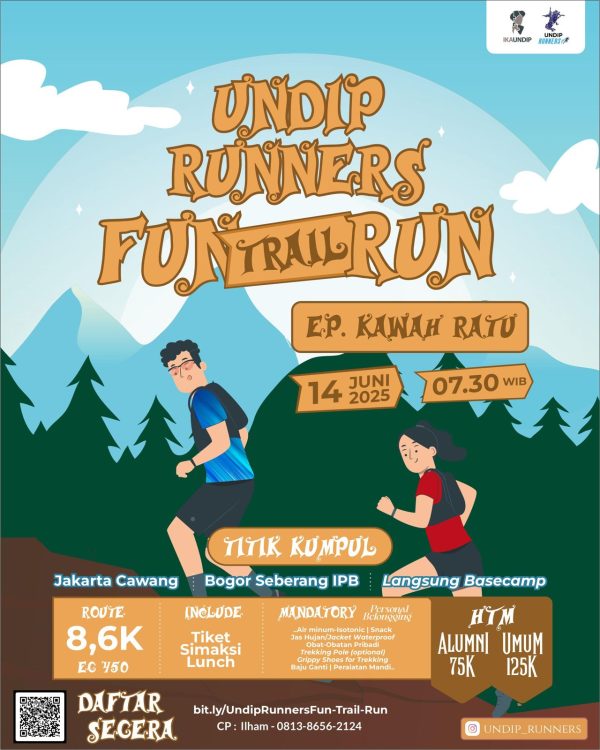 Undip Runners FUN TRAIL RUN Episode Kawah Ratu Bogor - IKA UNDIP Official
